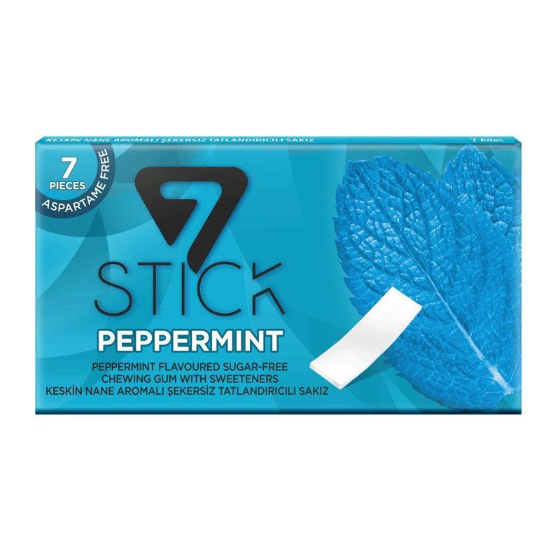 7 Sticks Chewing Gum Strip Peppermint 14.5g - Catchme.lk