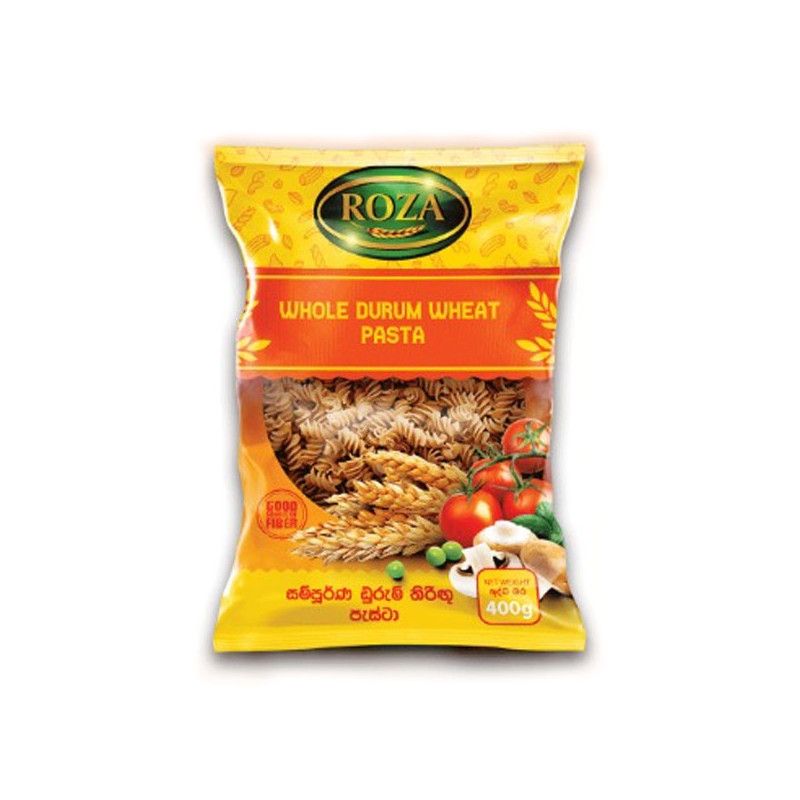 ROZA Whole Durum Wheat Fusilli Pasta 400g - Catchme.lk