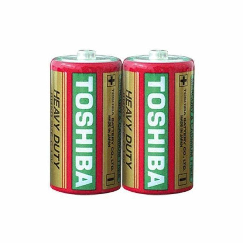 Toshiba Carbon Zinc Batteries D Size Cells Pack of 2 - Catchme.lk