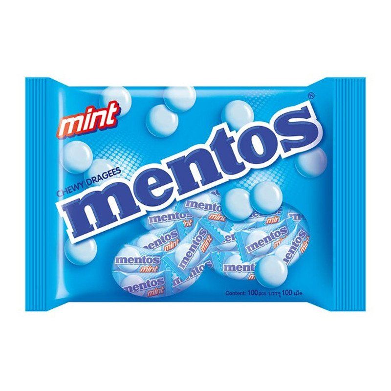 Mentos Chewy Dragees Mint 1pc - Catchme.lk