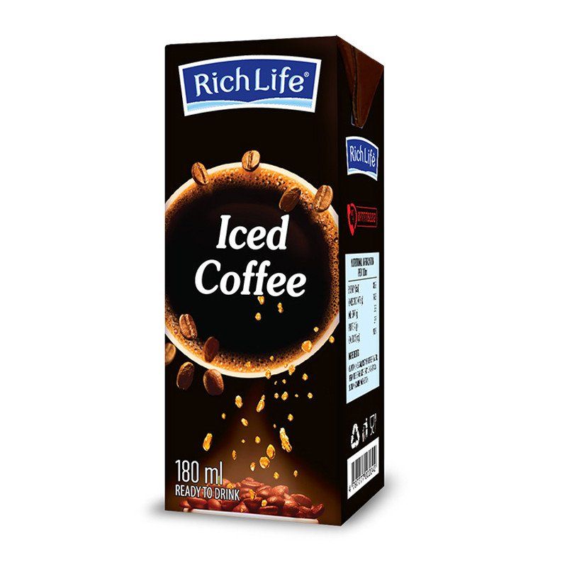 Richlife Iced Cofee Flavoured Milk 180ml - Catchme.lk