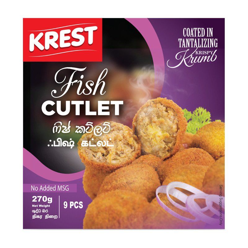 Krest Fish Cutlet 270g - Catchme.lk