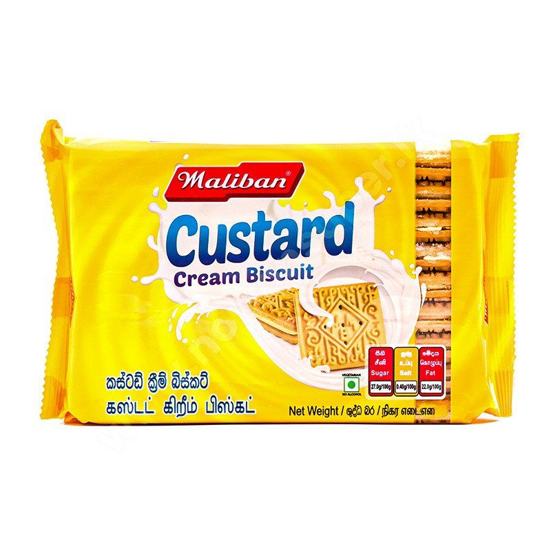 Maliban Custard Cream Biscuit 200g - Catchme.lk