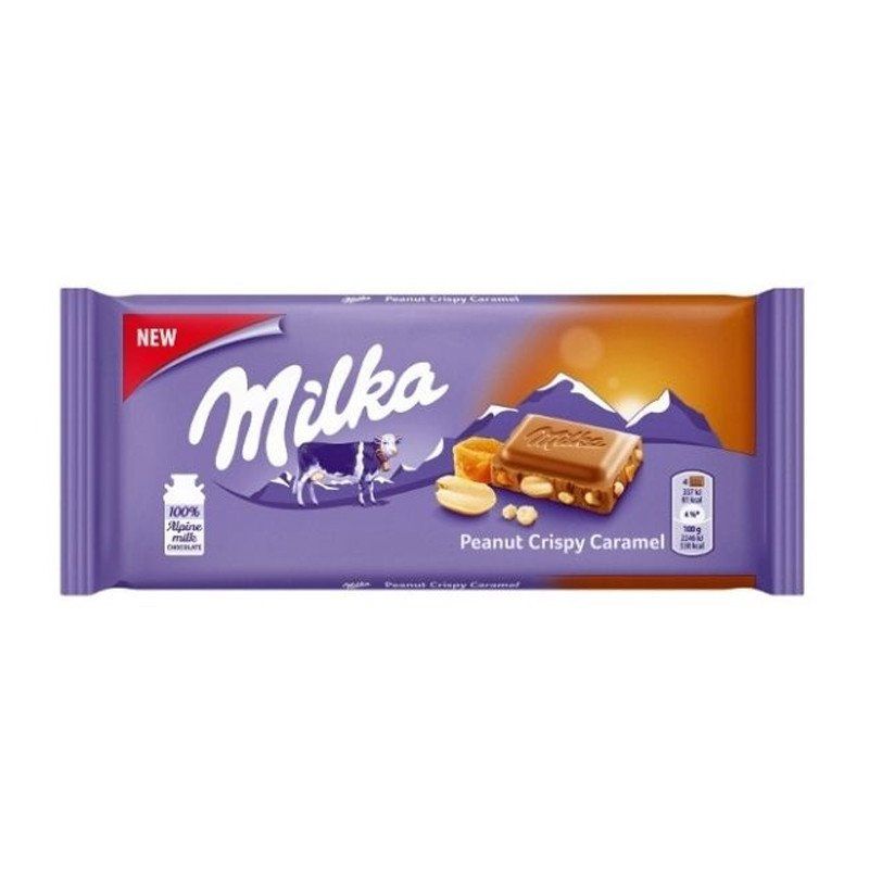 Milka Peanut Crispy Caramel 100g - Catchme.lk