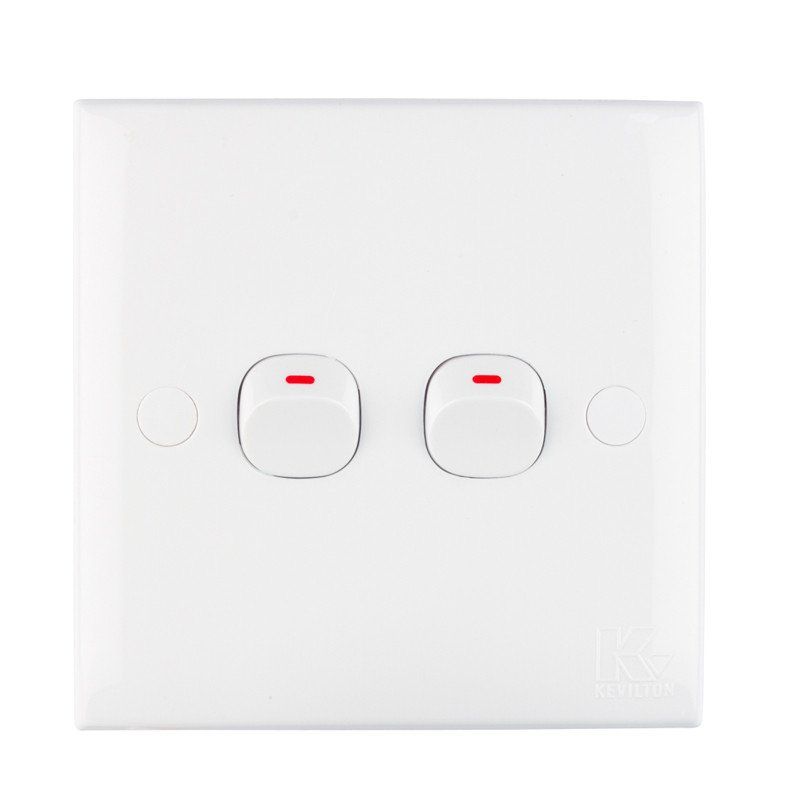 Kevilton Two Gang One Way Switch - Catchme.lk