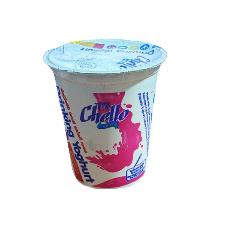 Chello Dairy Drinking yoghurt Strawberry flavoured CUP 180ml - Catchme.lk